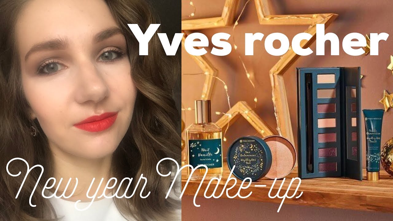 Yves Rocher // 🍎 Red apple collection // New year make-up Nuit Vanille ...