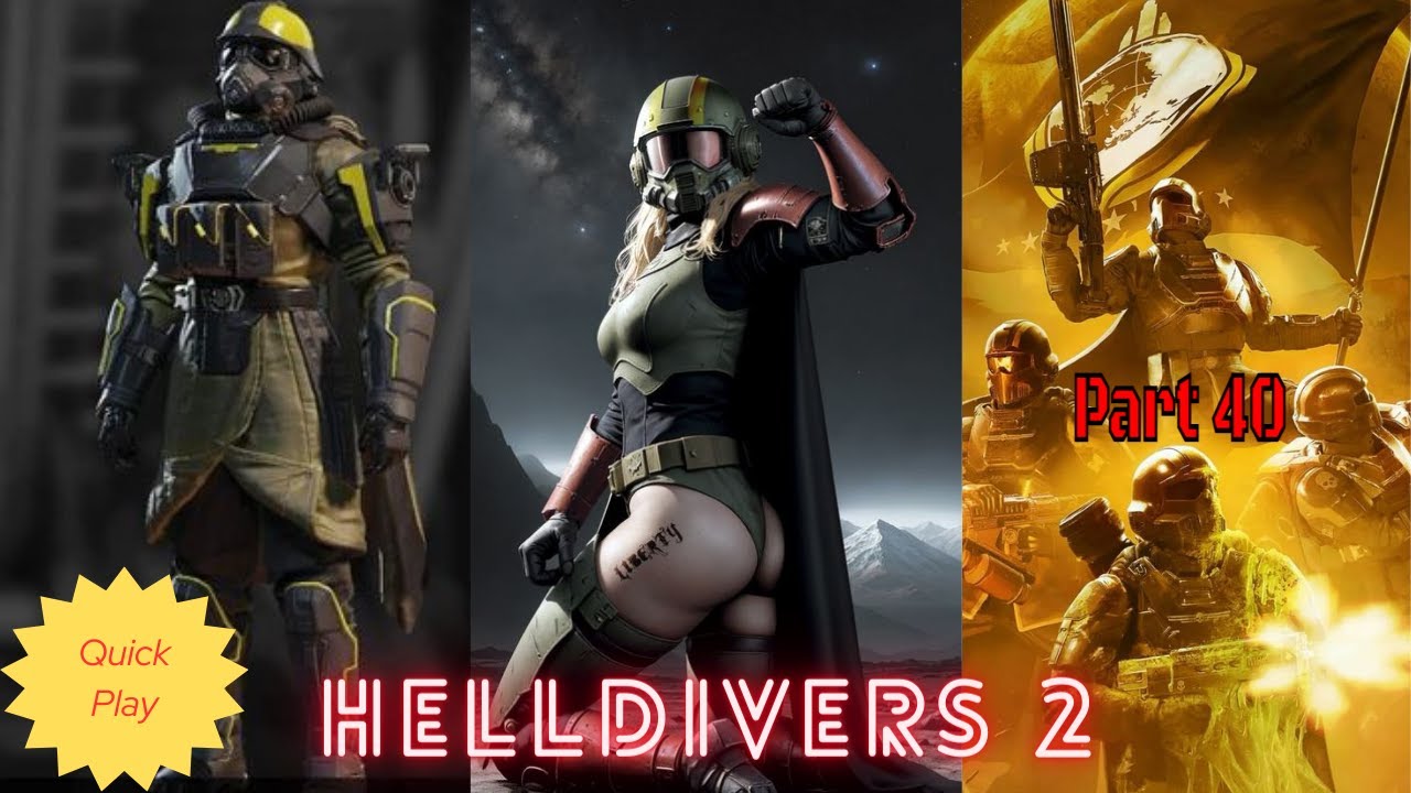 Helldivers 2 Game Play Part 40 quick play - YouTube