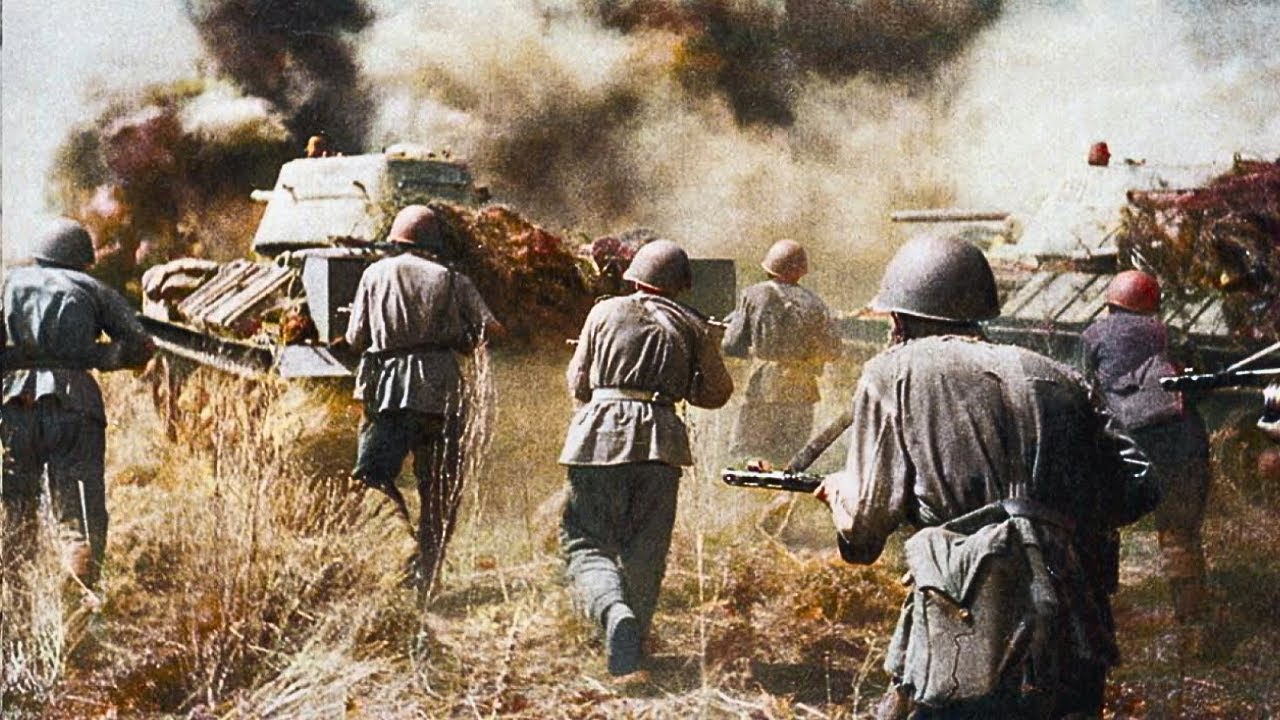 Kursk 1943: Raw Frontline Footage From The Largest Tank Battle in ...
