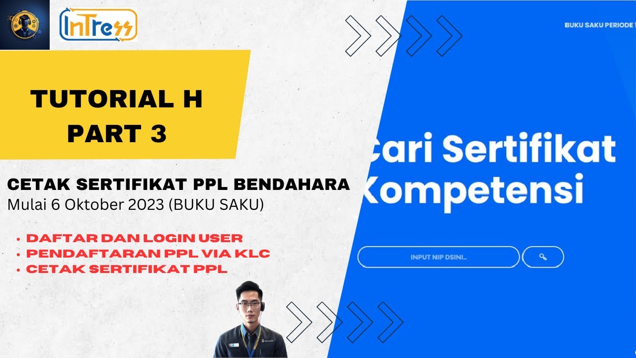 Tutorial Cetak Sertifikat PPL Bendahara via Buku Saku - Part 3 - YouTube