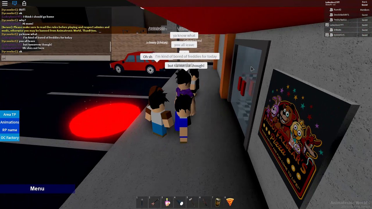 FNAF in Roblox RP Part 1 - YouTube