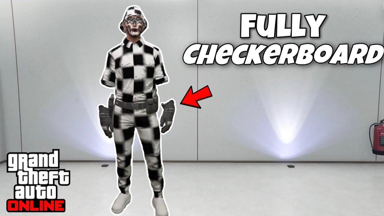 HOW TO GET A FULL CHECKERBOARD OUTFIT IN GTA 5 ONLINE 1.60! ALL ...