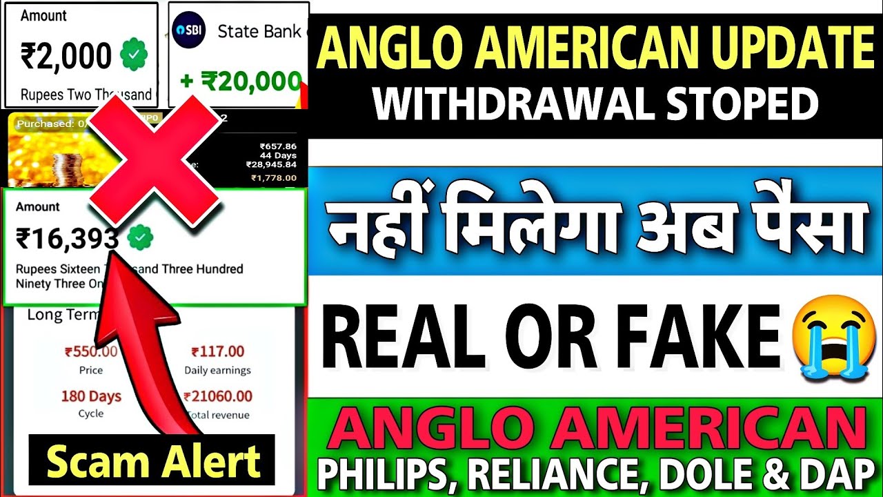 Anglo American app payment proof | Anglo American Real or fake ...