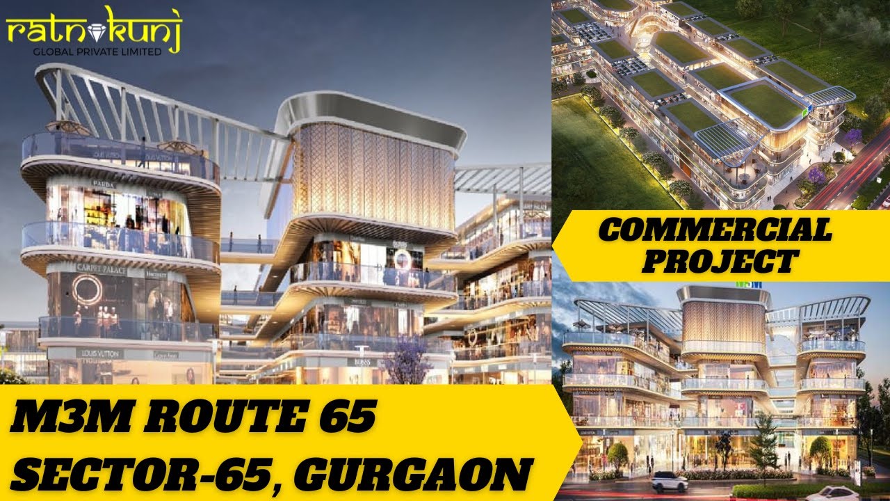 M3M Route 65 |☎️8130084691 For Shops | 26% DISCOUNT | Price- 38 Lacs ...
