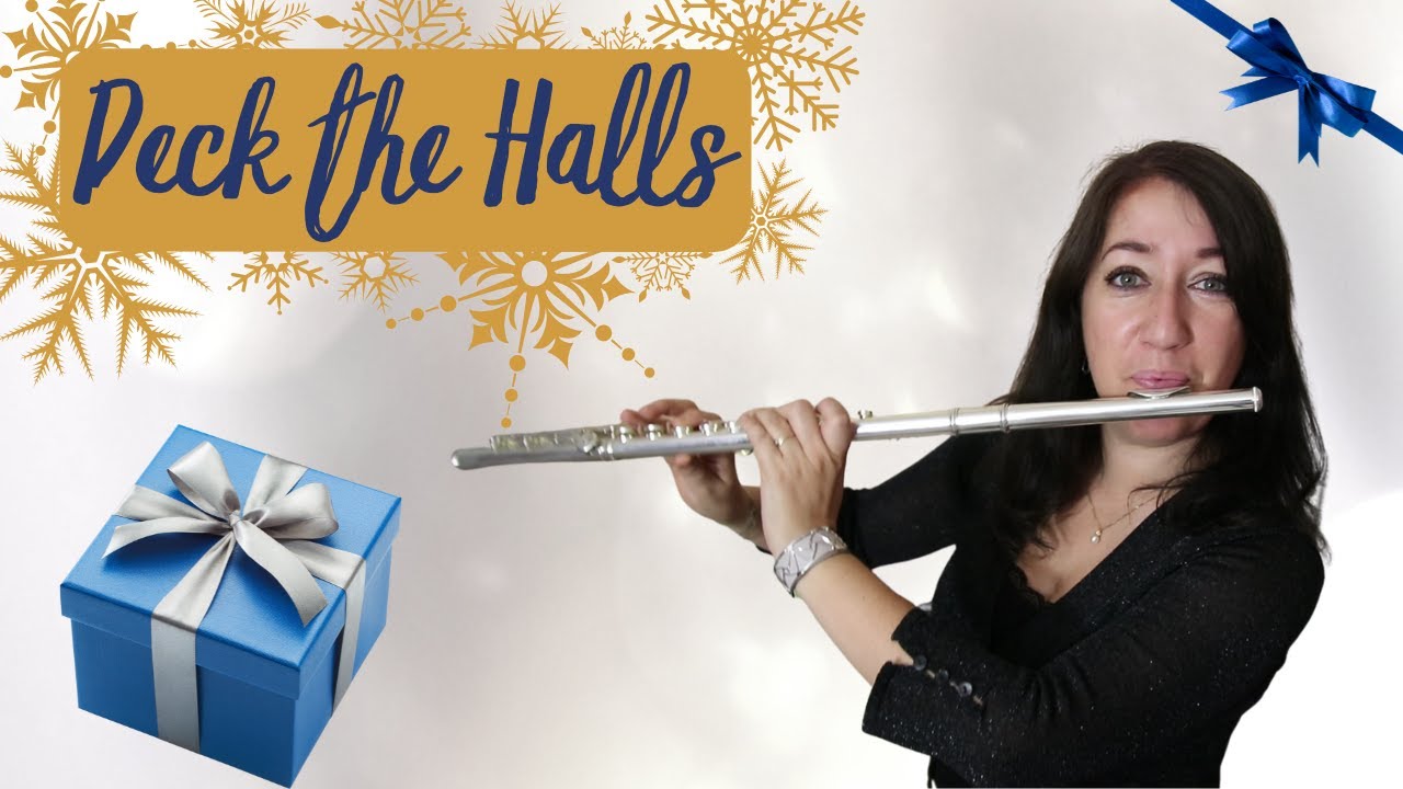 Deck The Halls [flute cover + free sheet music] - YouTube