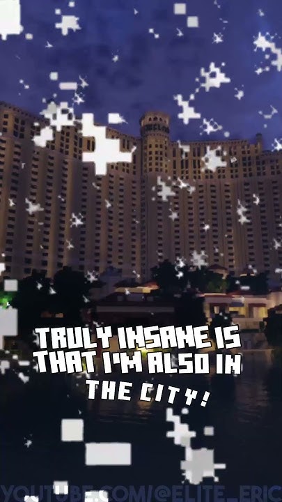 Scale Replica of Las Vegas in Minecraft! #gaming #minecraft - YouTube
