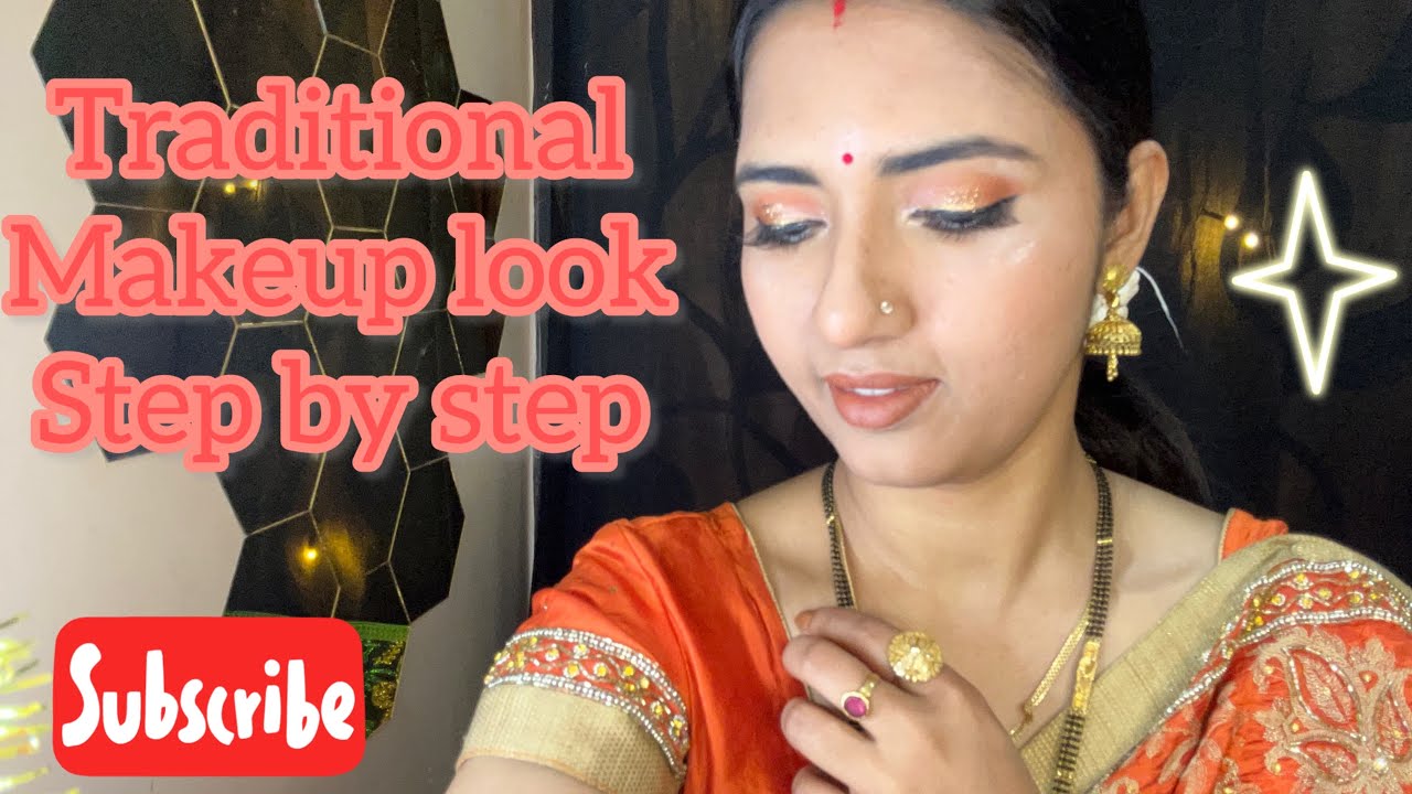 Traditional makeup look step by step | GRWM - YouTube
