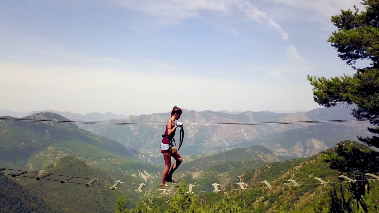 Peira Cava Aventures - Accrobranche Nice en 4K - YouTube