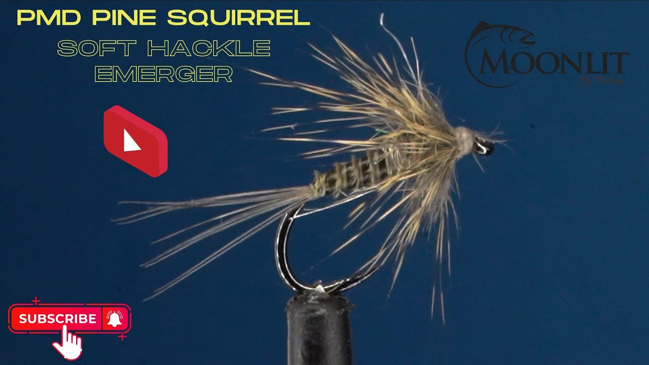 PMD Pine Squirrel Soft Hackle Emerger Pattern - YouTube