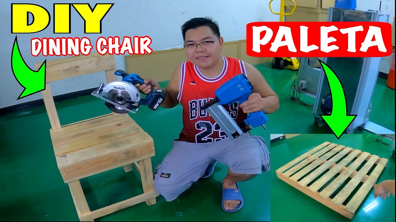 DIY Paleta ginawang upuan - YouTube