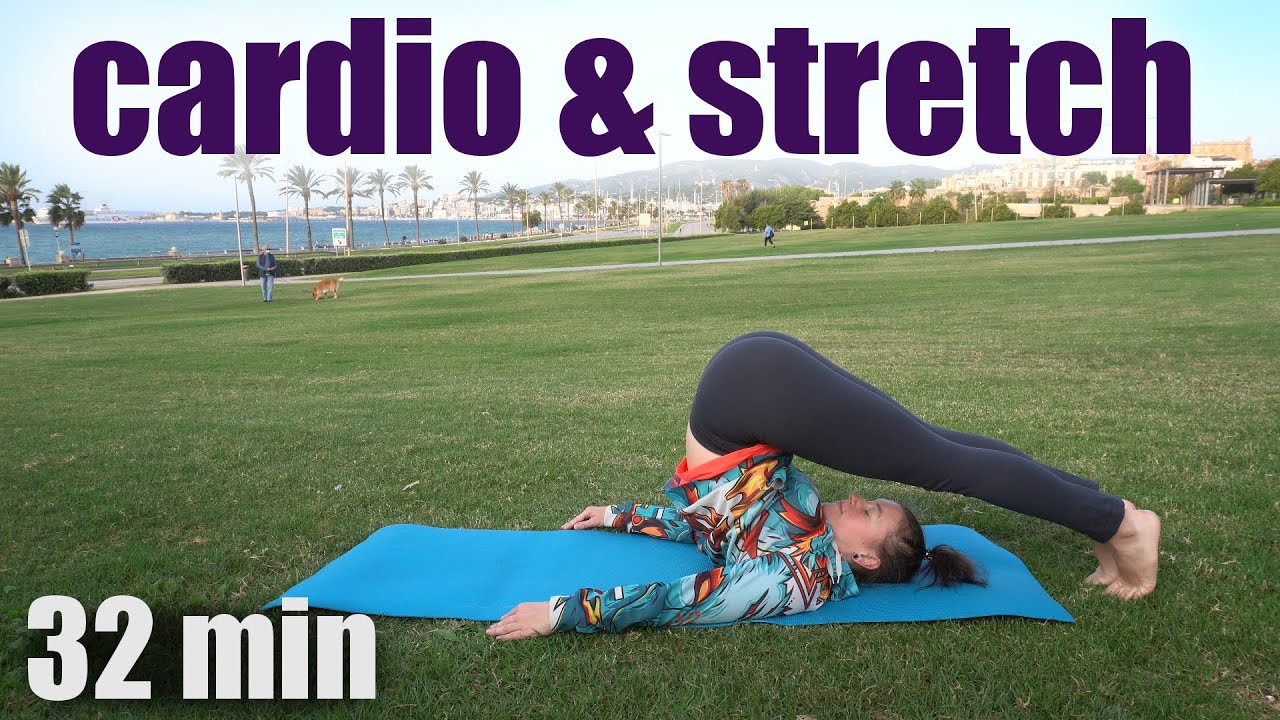 Quick cardio and then stretch and relax! - YouTube