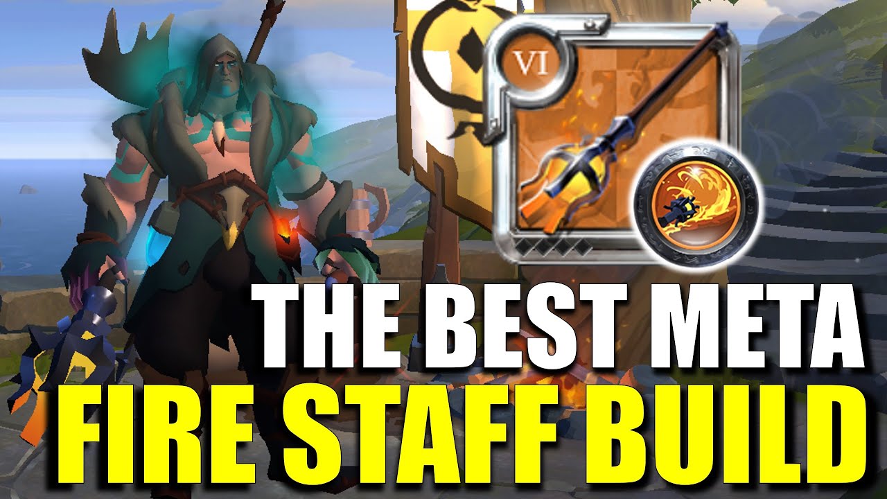 BEST META Fire Staff Build | Corrupted Dungeon | Solo PvP | Albion Online 2023 - YouTube