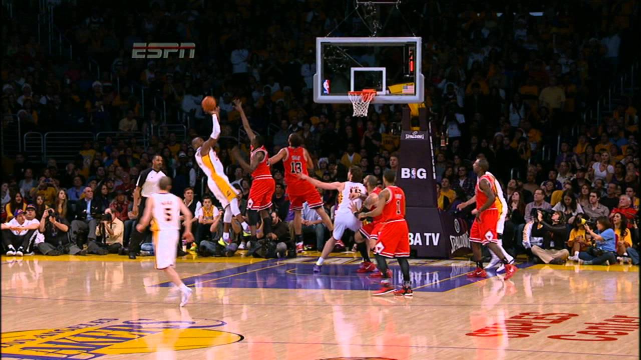 Kobe spins, fades, hangs and hits the jumper - YouTube