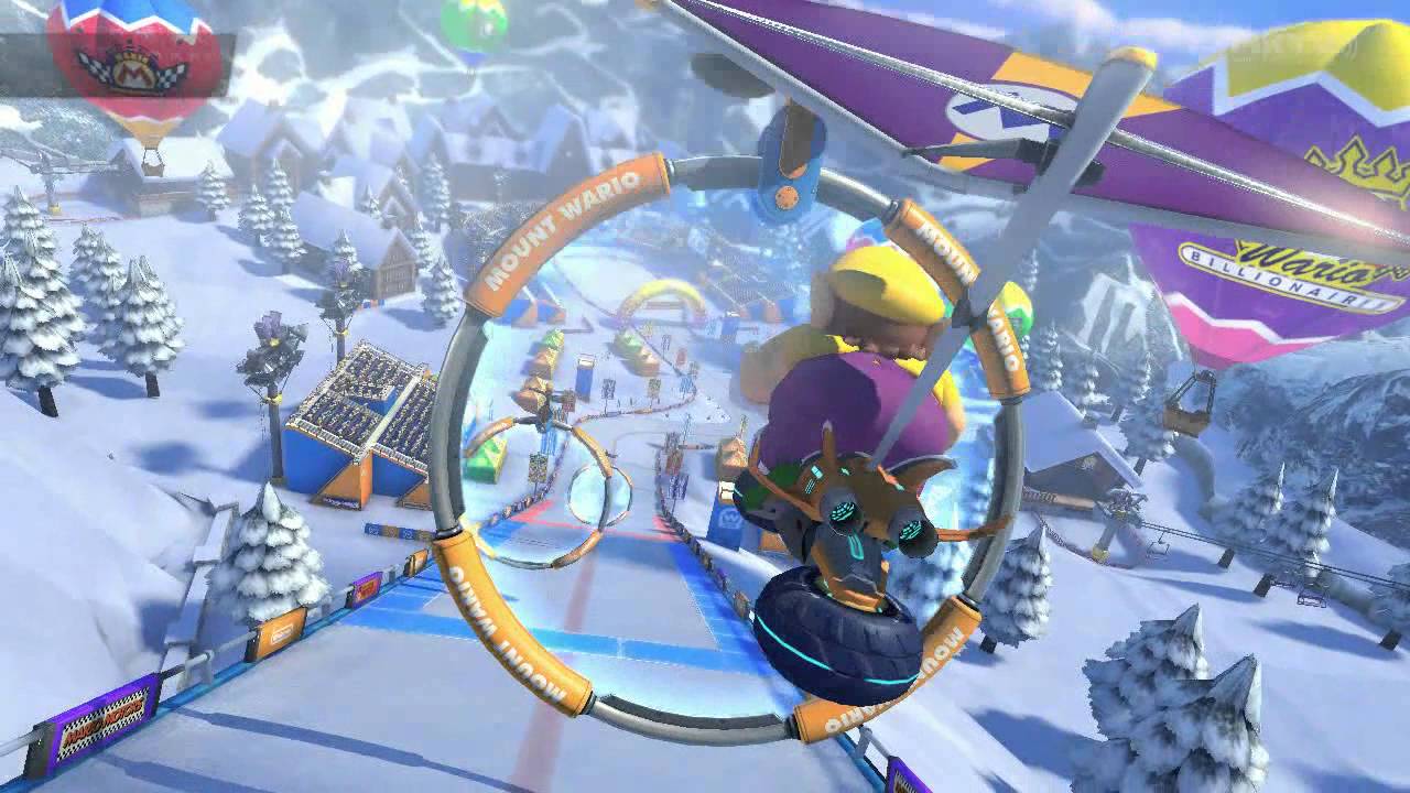 Wii U - Mario Kart 8 - Mount Wario - YouTube