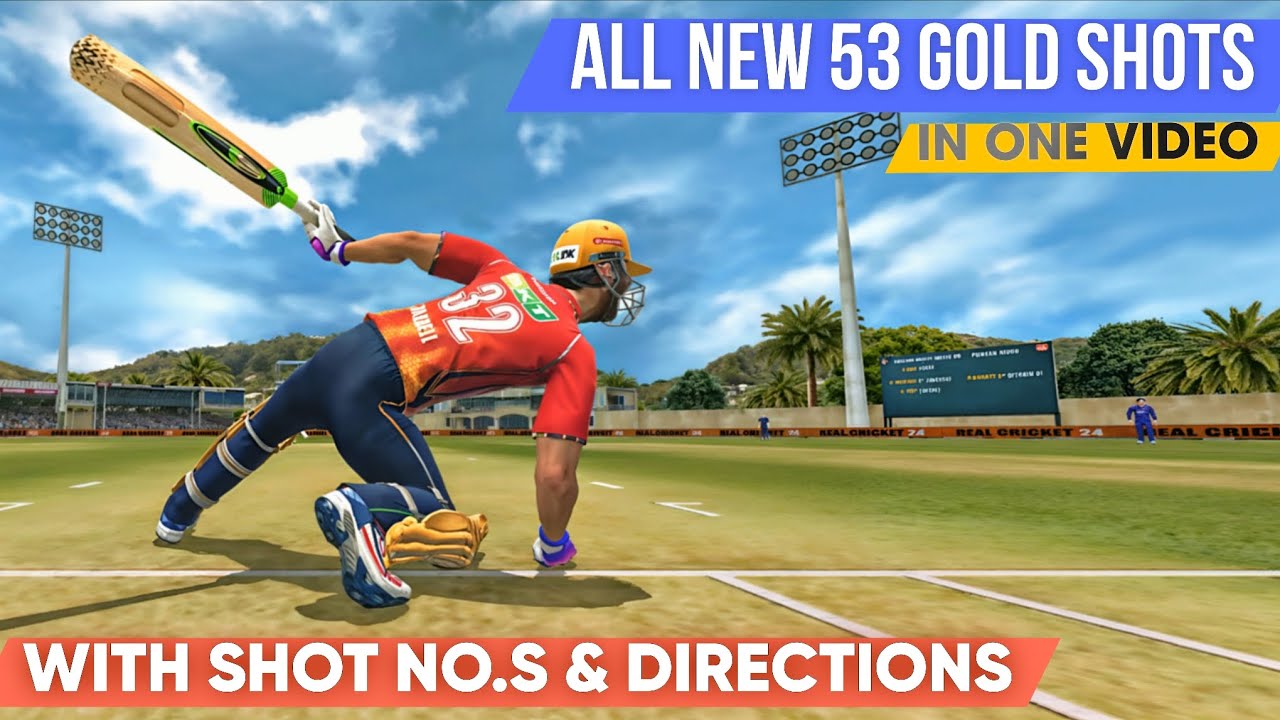 NEW 53 GOLD SHOTS In One Video🔥 | With SHOT MAP Codes & Directions🏏 ...
