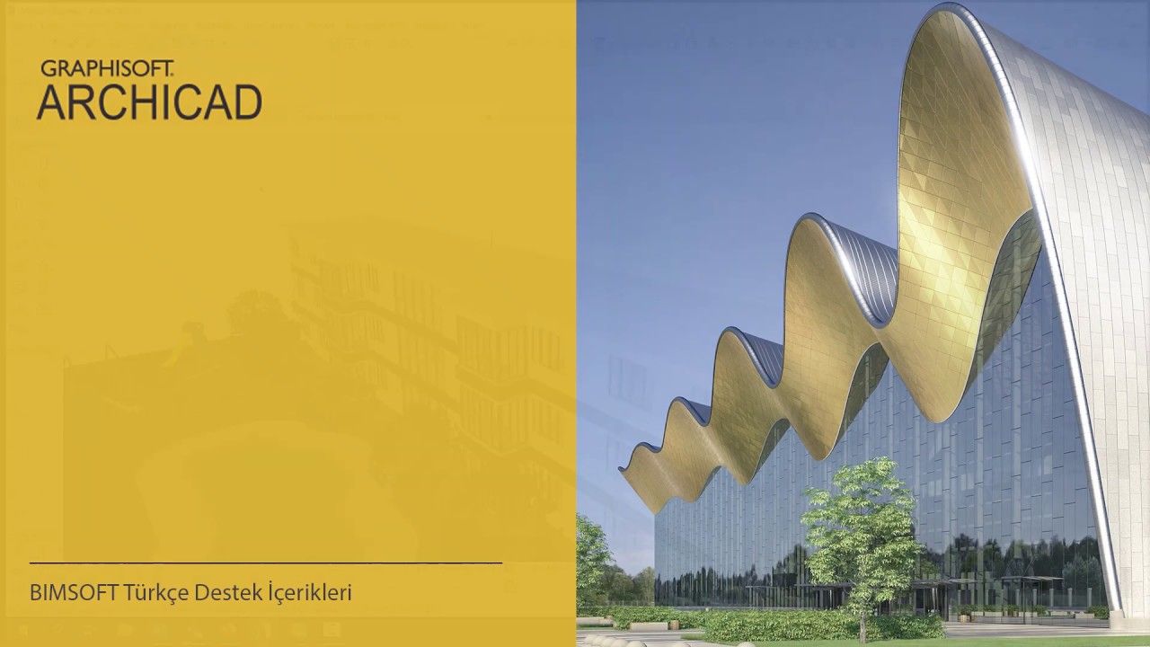 ARCHICAD'de Parapet Duvar Oluşturma - YouTube