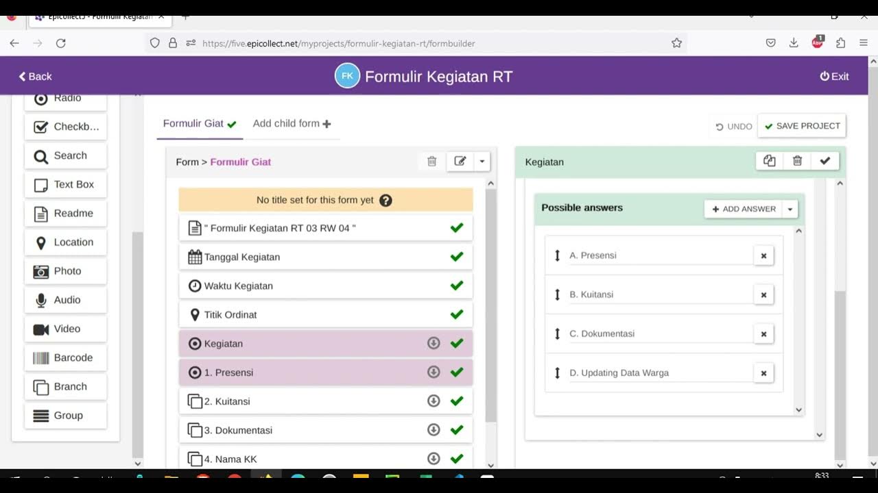 Mengenal Epicollect 5 untuk pendataan di tingkat RT - YouTube