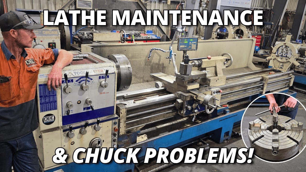 Our Lathe Was Due for Maintenance & We’ve Got Chuck Problems! - YouTube