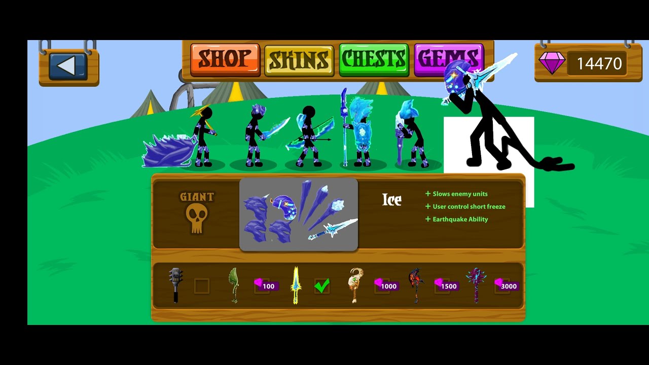 Stick War Legacy Mods ice v14 by @Legend-Of_Black-Legend9003 - YouTube