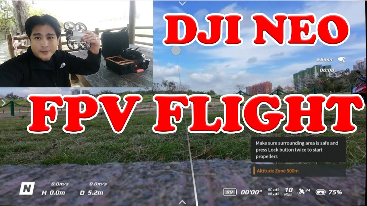 DJI NEO FIRST TIME FPV FLIGHT #djineo #djineodrone - YouTube