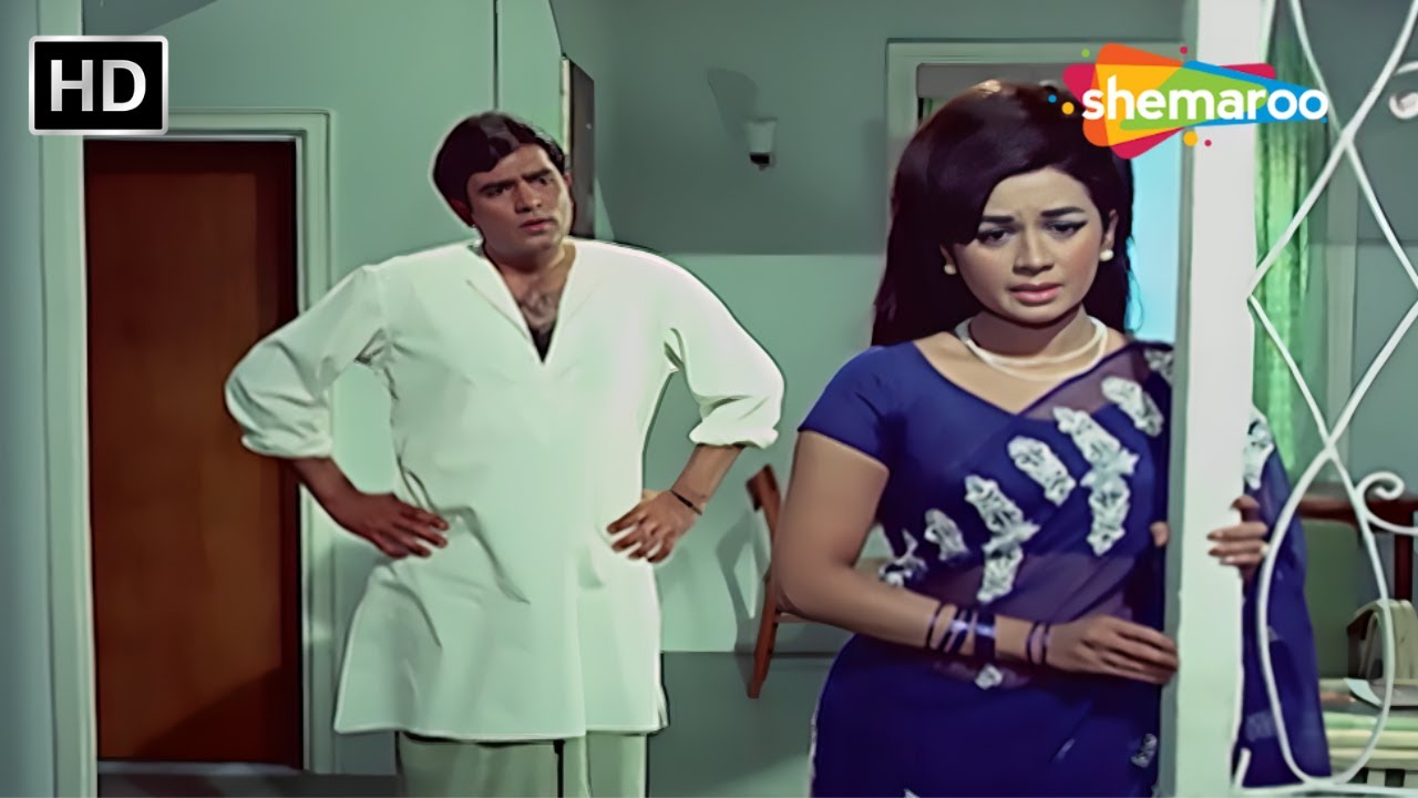 Rajesh Khanna Aur Nanda Emotional Scene | Om Prakash | Joroo Ka Ghulam ...