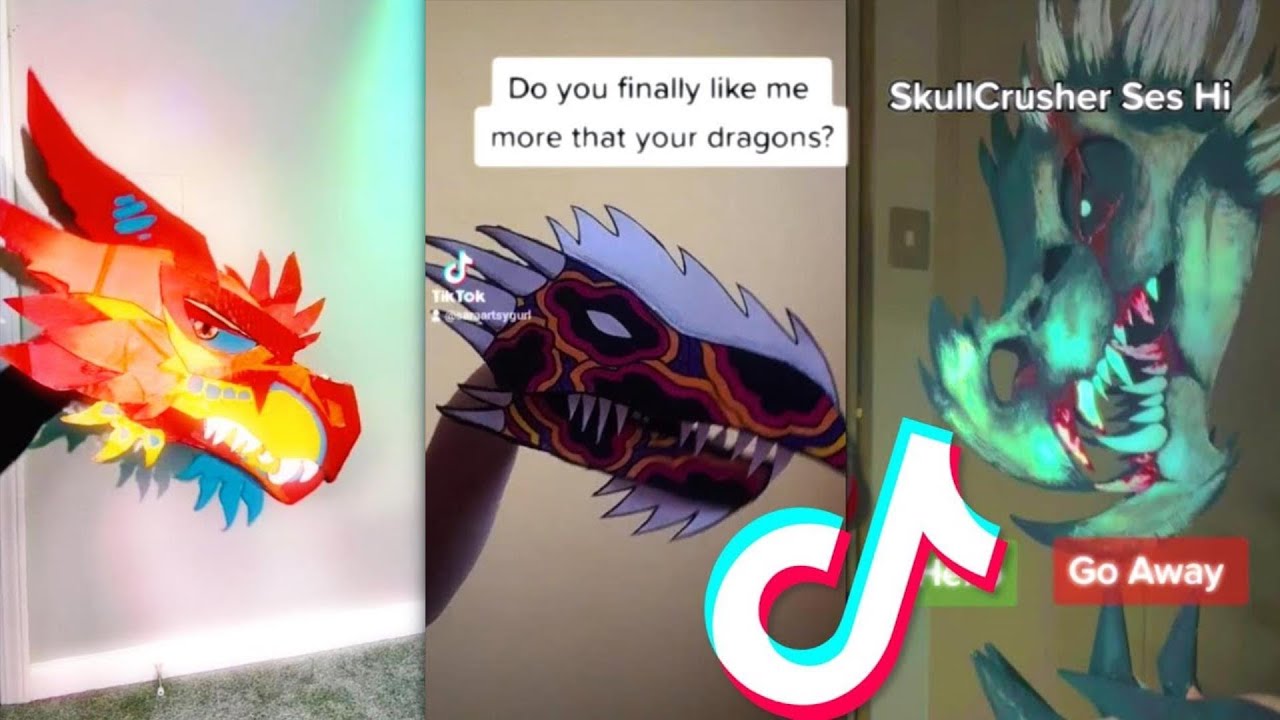 😱THE AMAZING Paper Dragon 🔥Puppet TikTok Compilation #85 - YouTube