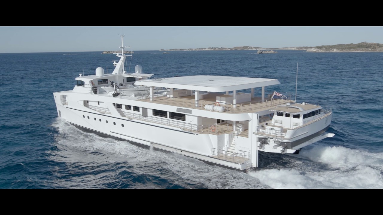Echo Yacht's 46m support vessel Charley - YouTube