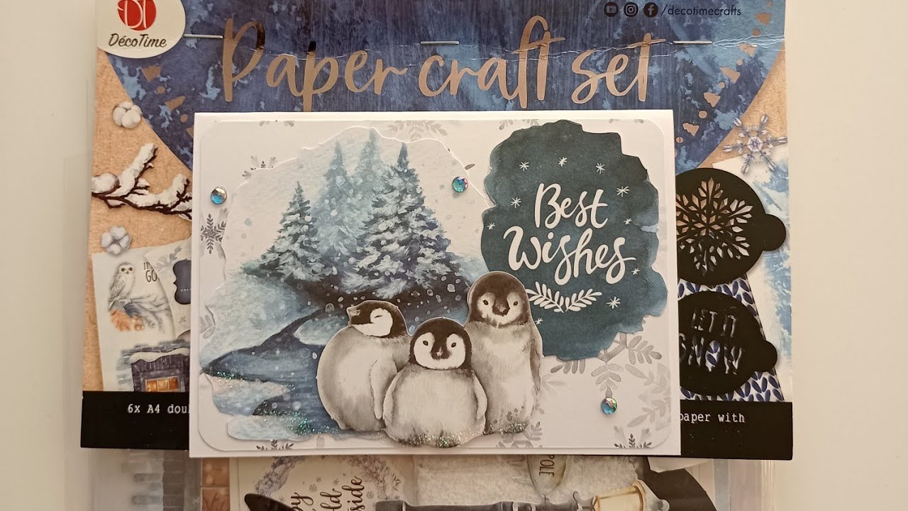 TUTO CARTE PAPER CRAFT SET ACTION - YouTube