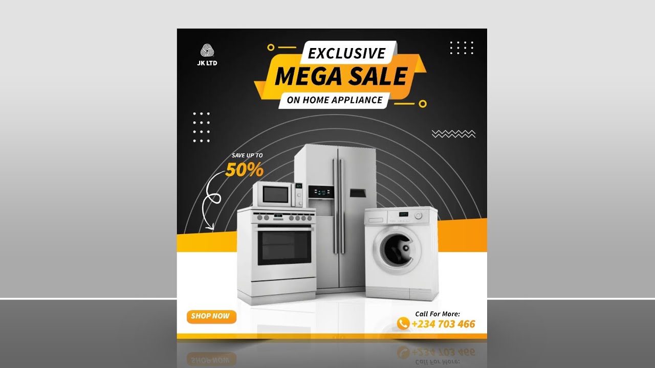 Banner Design For Home Appliance | Media Banner Design for HomeApliance ...