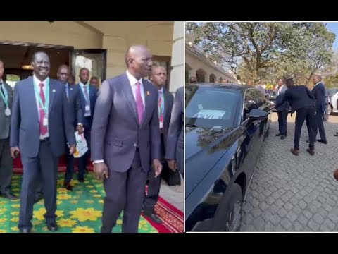 BREAKING NEWS!! Tensed President Ruto spotted walking side by side to ...