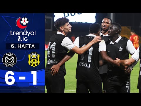 Manisa FK (6-1) Yeni Malatyaspor - Highlights/Özet | Trendyol 1. Lig - 2024/25