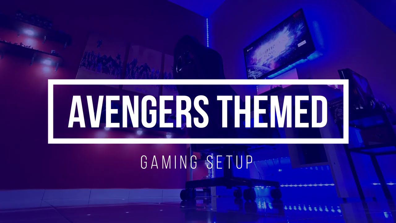 Avengers Themed Gaming Setup - YouTube