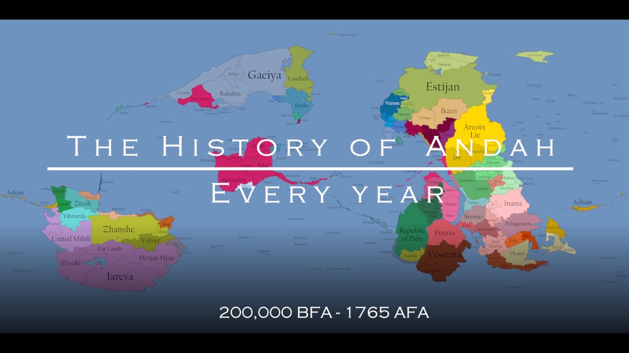 History of Andah (Fictional World) - Every Year - YouTube