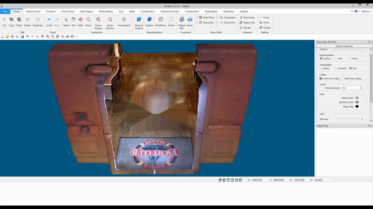 Texture from Color on Point Clouds - YouTube
