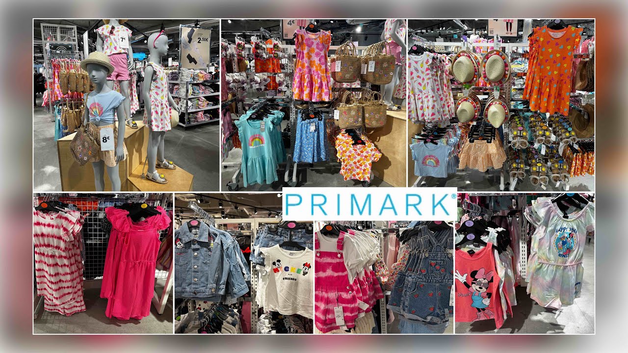 Primark kids girls clothes 1-7 years new collection- March 2023 - YouTube