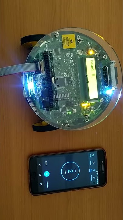 Delay generation using Firebird V with buzzer and LCD - YouTube
