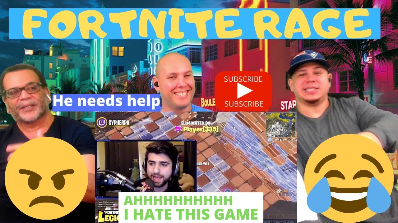 Best Fortnite rage compilation #7 |REACTION - YouTube