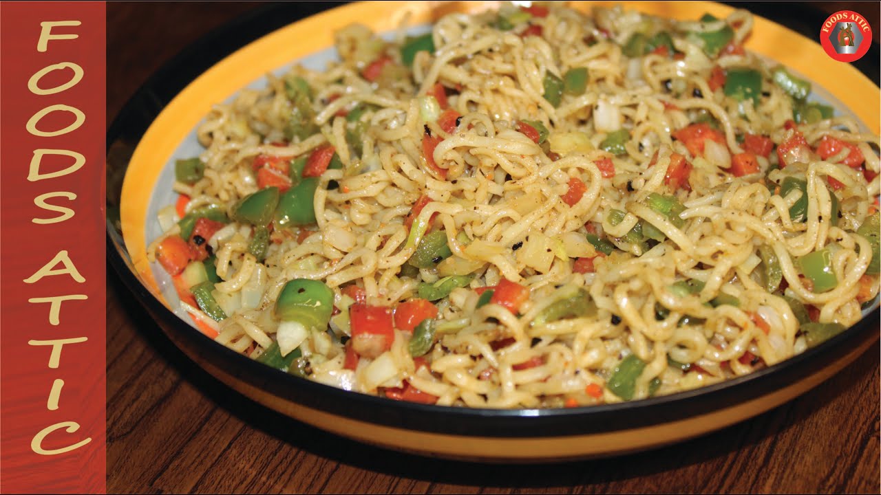 Easy Noddles Recipe by Foods Attic| quick and easy noddles| veggie ...