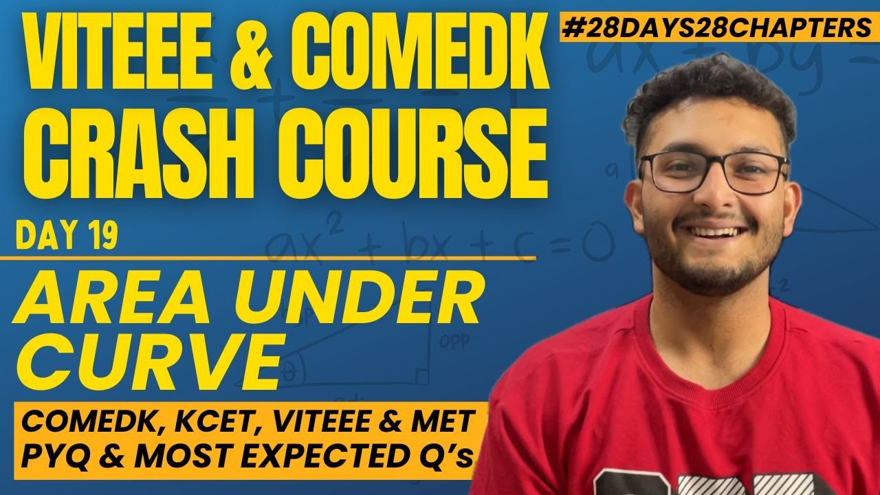Day 19 - AREA UNDER CURVE🔥| Revision, PYQ🔥& Most Expected Question ...