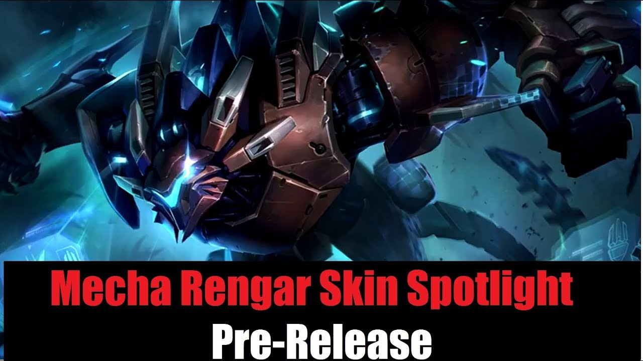 Mecha Rengar Skin Spotlight || NEW SKIN League OF Lengeds Pre-Release ...