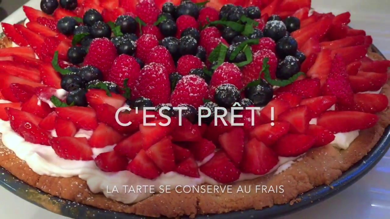 Tarte aux fruits rouges au Thermomix - YouTube