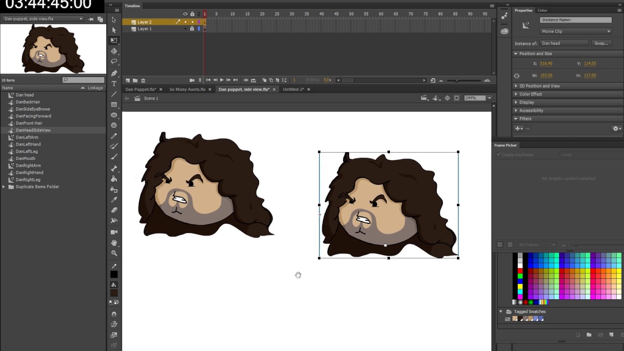 GG Animation Time Lapse - So Many Aunts - YouTube