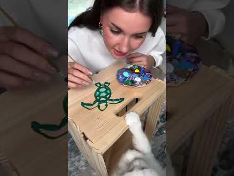 Bikini box 🐠 / Eva Miller TikTok #evamiller #tiktok #shorts #trending #ytshorts #bikini #box #paint