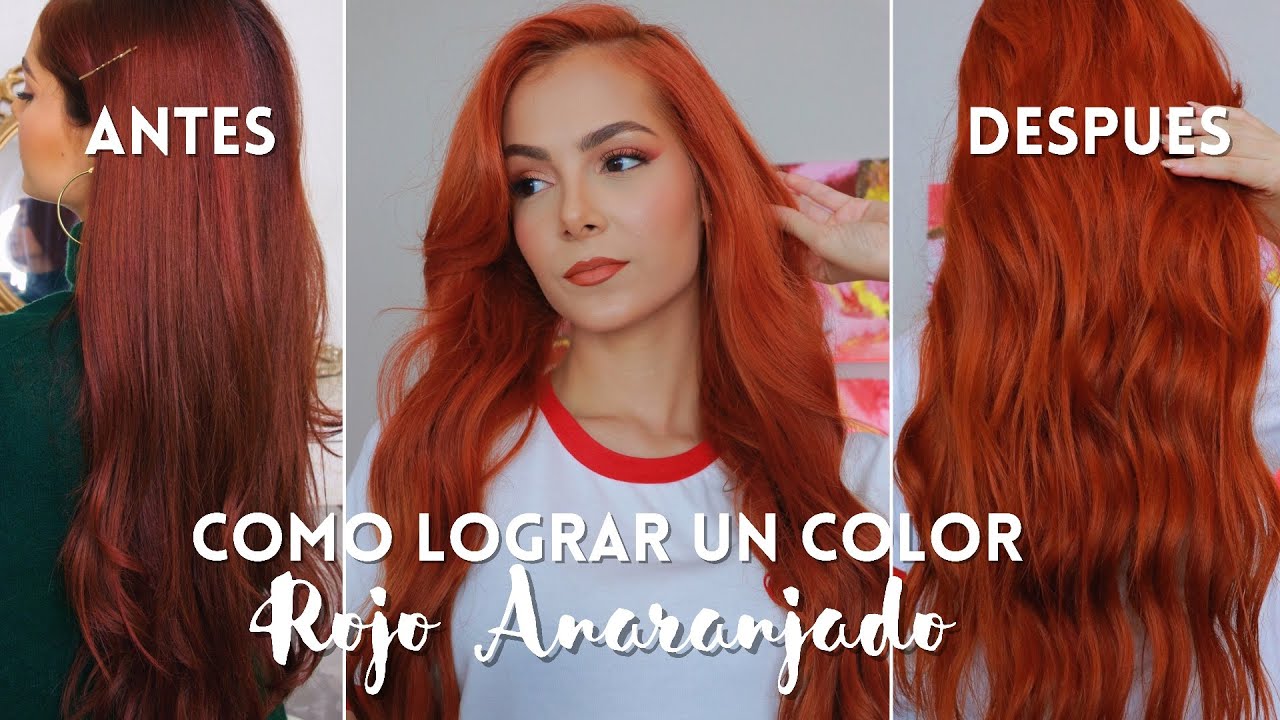 Como pintarse el cabello rojo/anaranjado - de oscuro a rojo| Celheliz ...