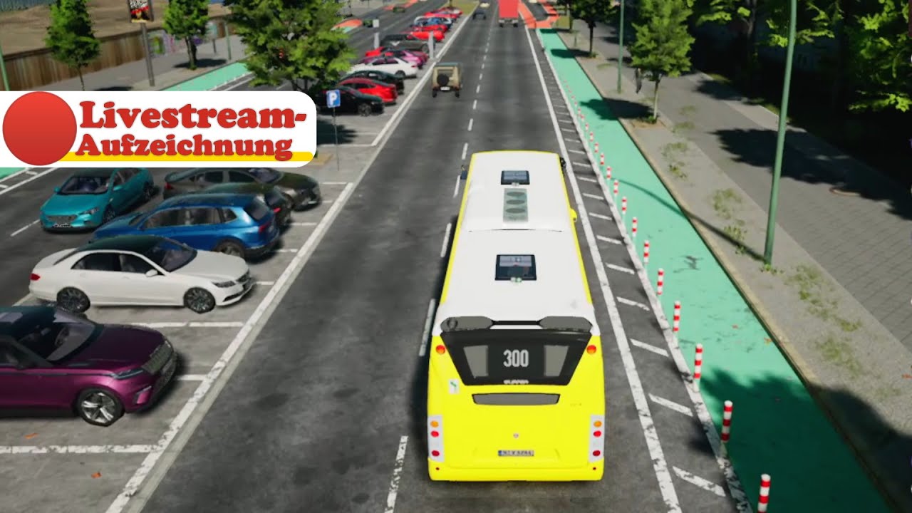 The Bus Linie 300 mit dynamischem Wetter 🔴 Livestream-Aufzeichnung | 16 ...