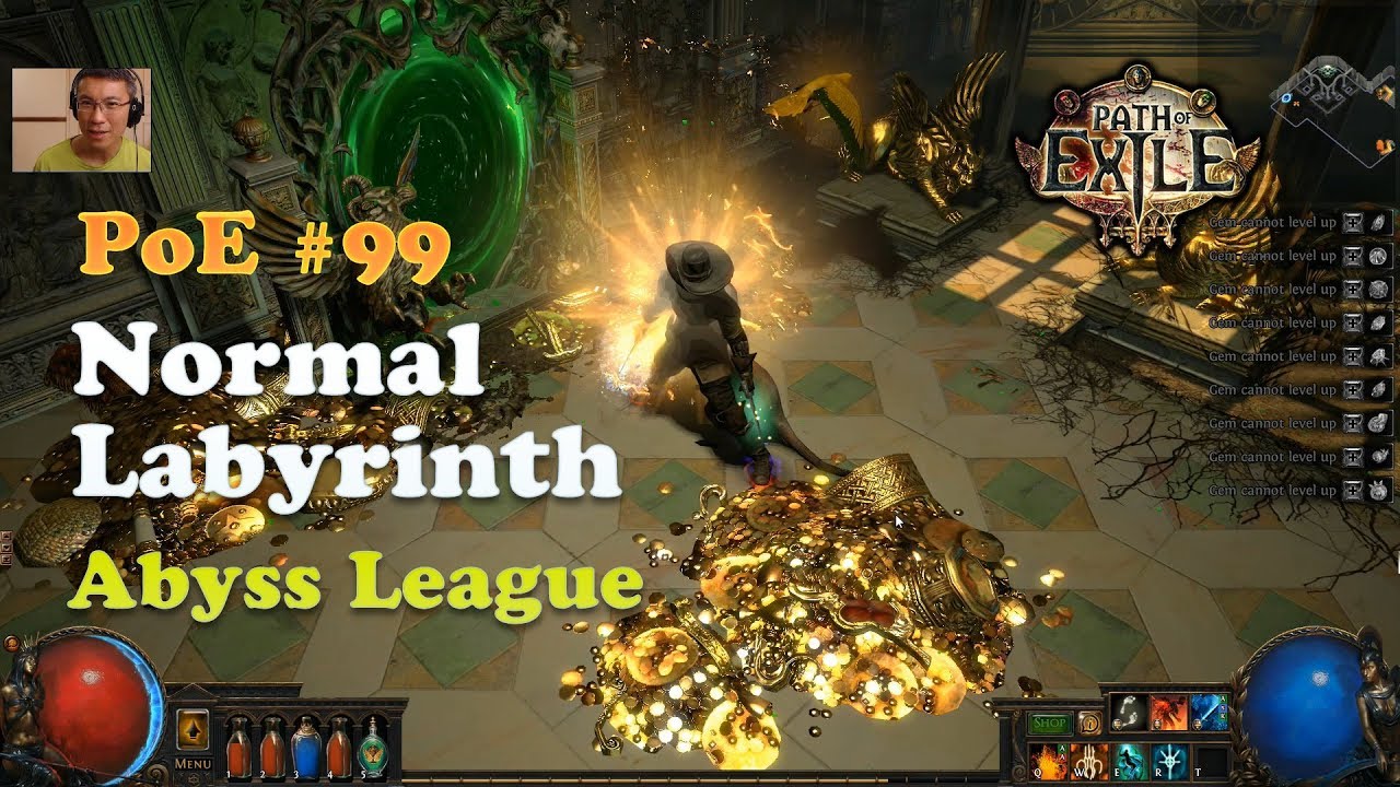 [PoE] Normal Labyrinth / New Player Series (Abyss League) - YouTube
