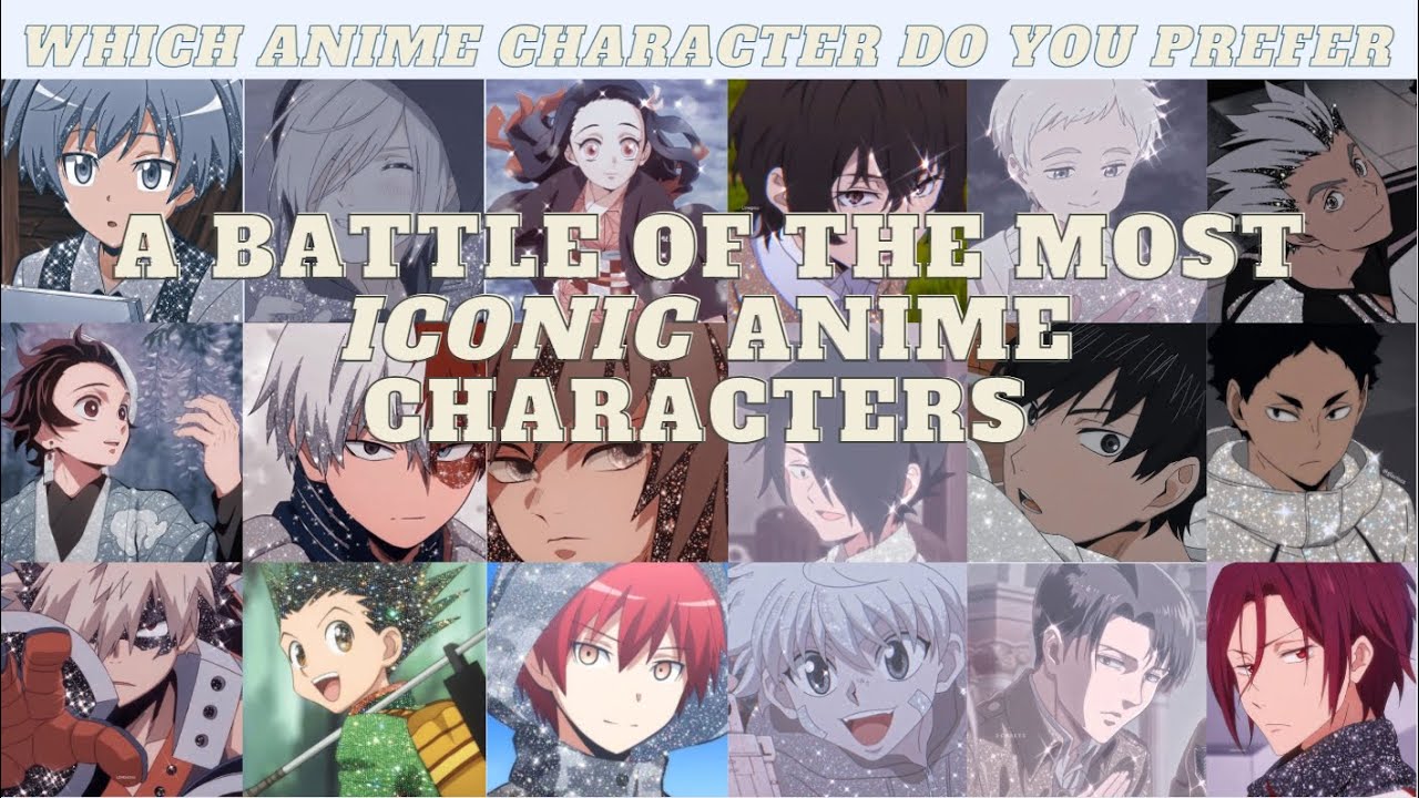 A BATTLE OF THE MOST ICONIC ANIME CHARACTERS (which anime character do ...