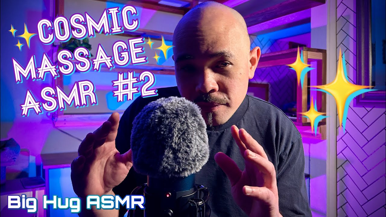 Cosmic Massage ASMR, fast hand sounds, skin sounds, mouth sounds ...