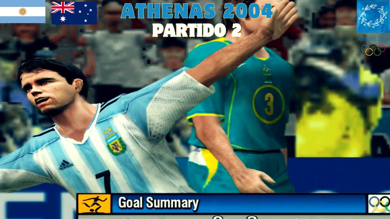 "Atenas 2004: Argentina vs Australia (Partido 2) en PES6 Olympic Games ...