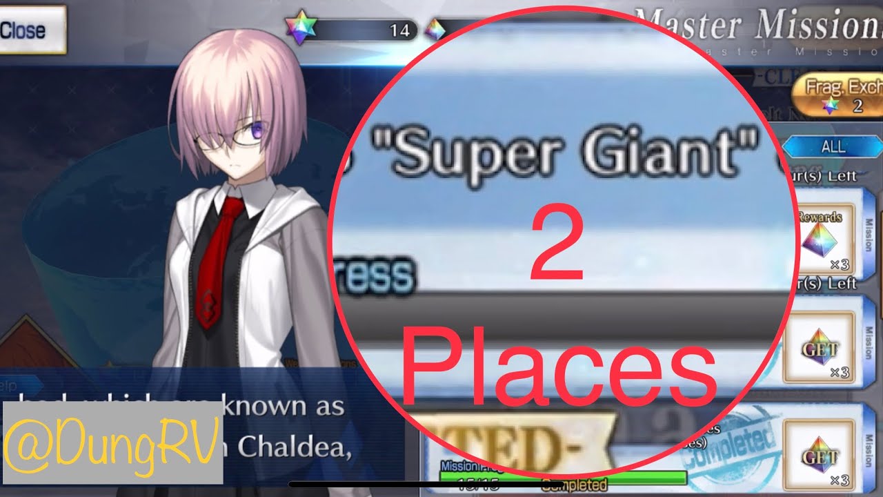 Where to defeat 5 Super Giant Enemies (2 Places) - Fate Grand Order ...